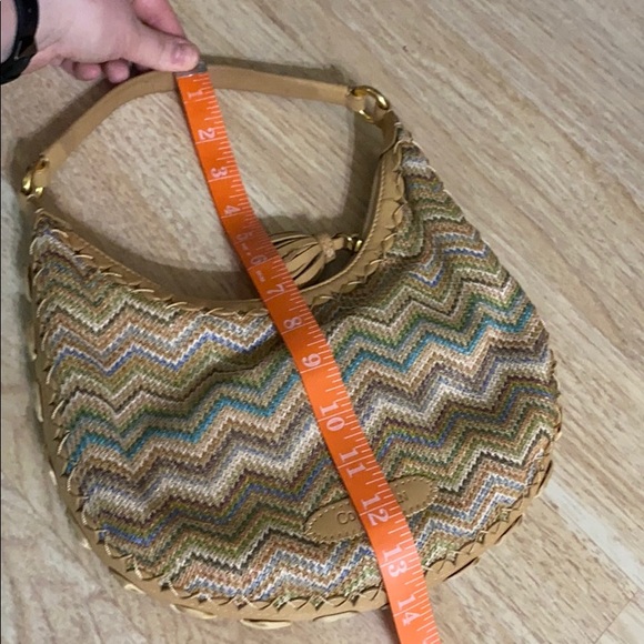 Cole Haan | Bags | Cole Haan Sarah Straw Sp6 Shoulder Bag Purse | Poshmark